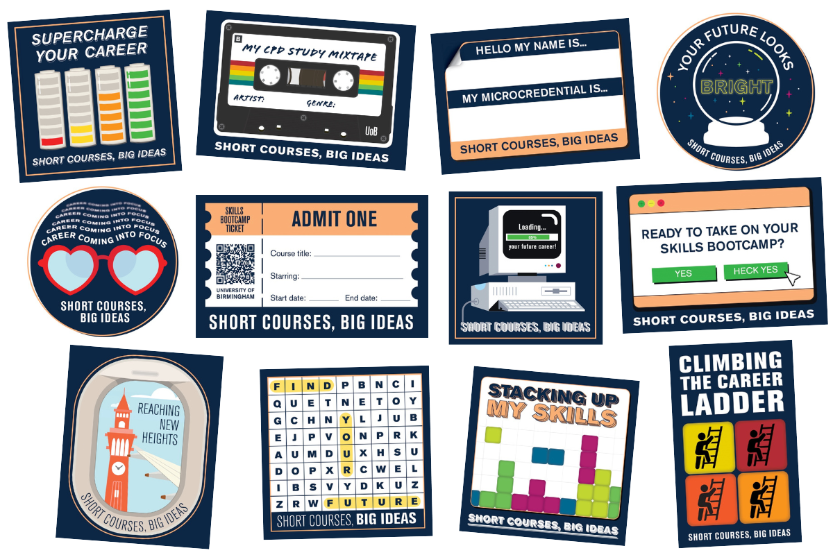 Short Courses Laptop Stickers: When Copywriting Meets Design - Creative ...
